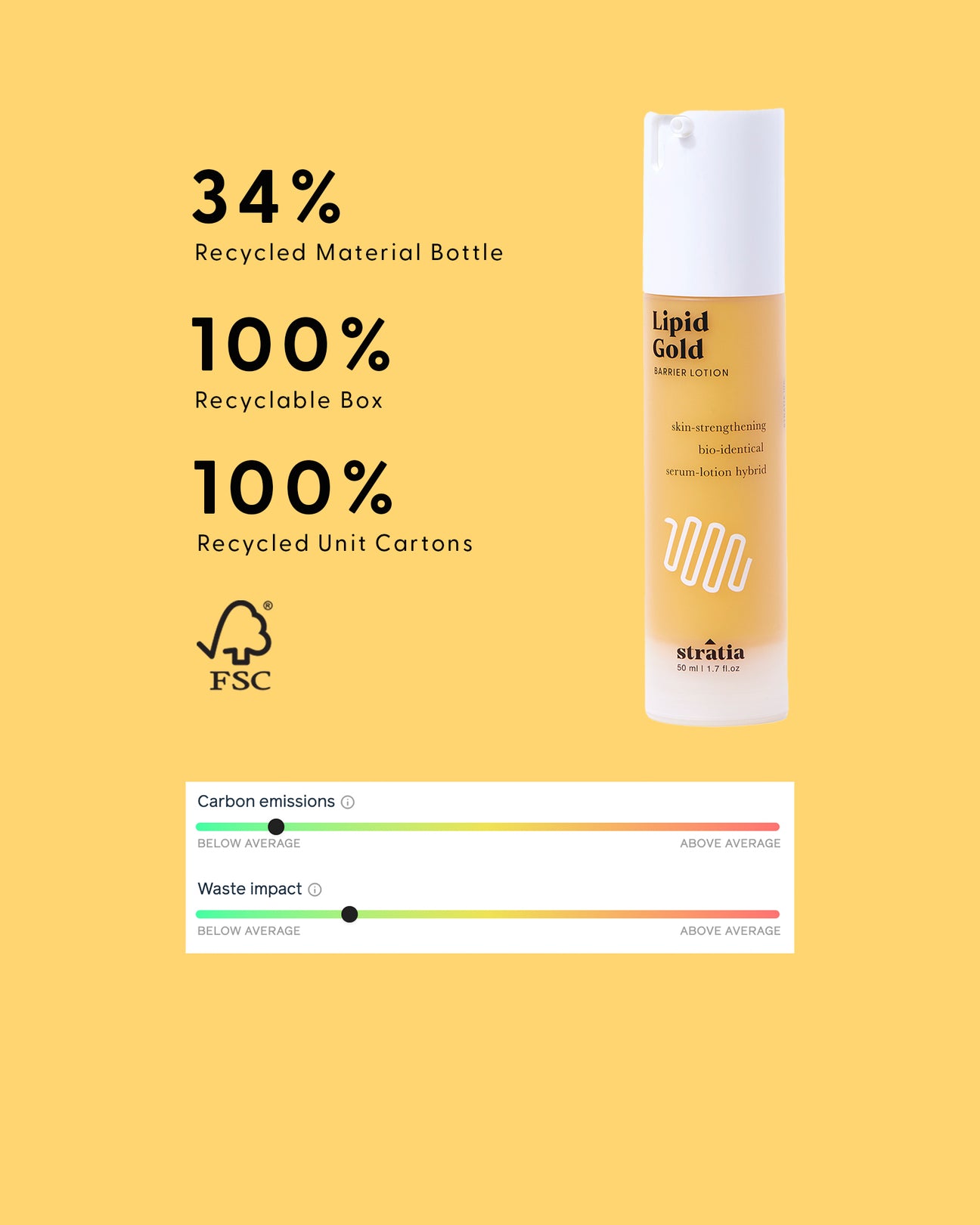 Lipid Gold, Ceramide Moisturizer - Stratia