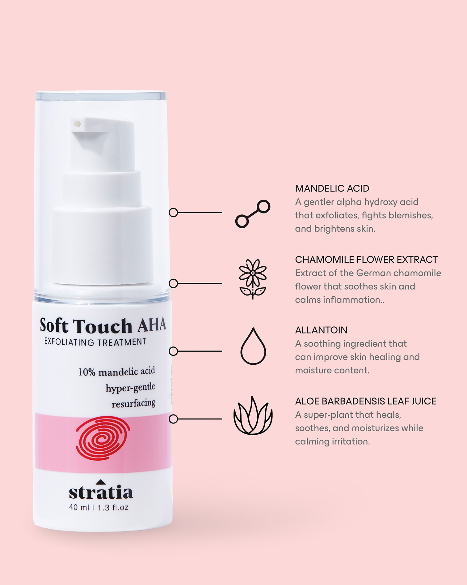 Soft Touch AHA, a 10% Mandelic Acid Gel - Stratia