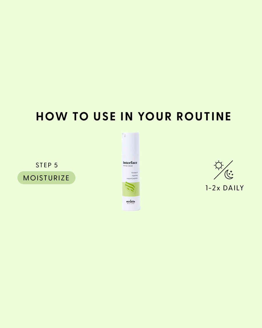 Interface - Firming & Repairing Peptide Cream - Stratia